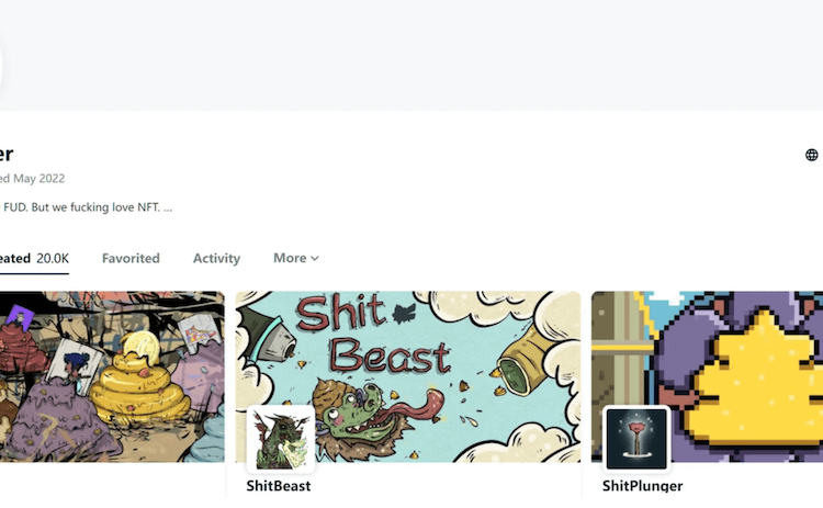 熊市踏入 NFT 的「後現代主義」: ill poop it nft 和 ShitBeast | 動區動趨-最具影響力的區塊鏈新聞媒體