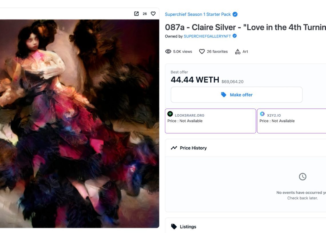 NFT首展羅浮宮！AI藝術家Claire Silver進駐巴黎金字塔，作品出價達44ETH | 動區動趨-最具影響力的區塊鏈新聞媒體