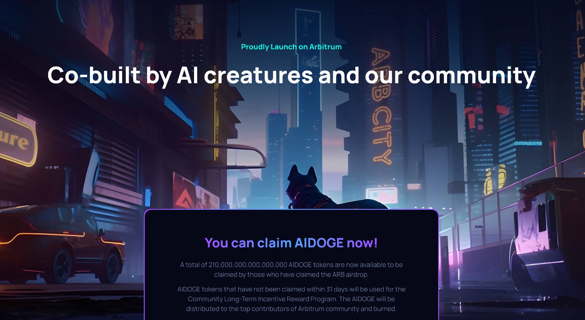Arbitrum生態項目「AIDOGE」免費空投！5步驟教你申領、兌現.. | 動區動趨-最具影響力的區塊鏈新聞媒體