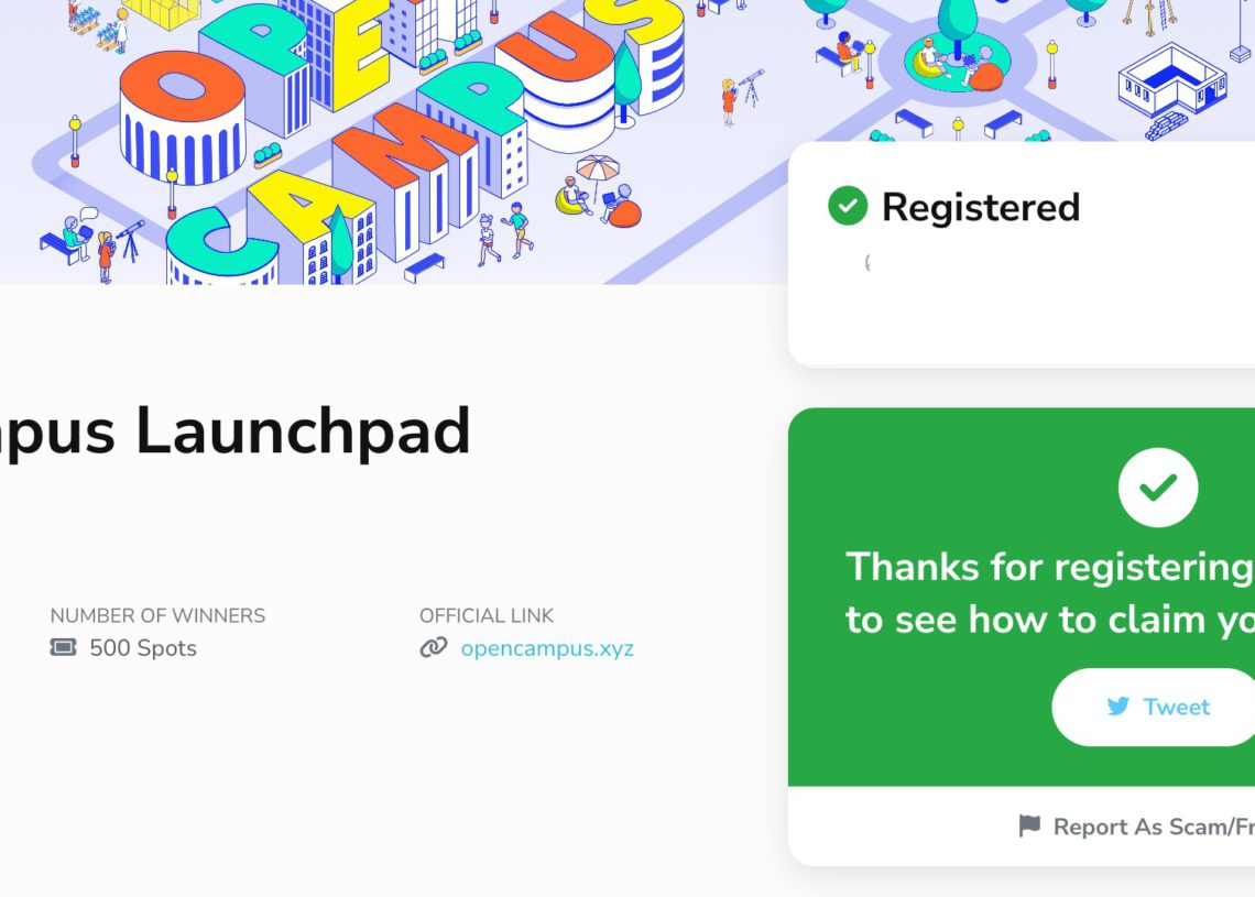 聚焦幣安IEO》Open Campus（EDU）Web3教育創作平台 ，三步驟完成NFT抽獎 | 動區動趨-最具影響力的區塊鏈新聞媒體