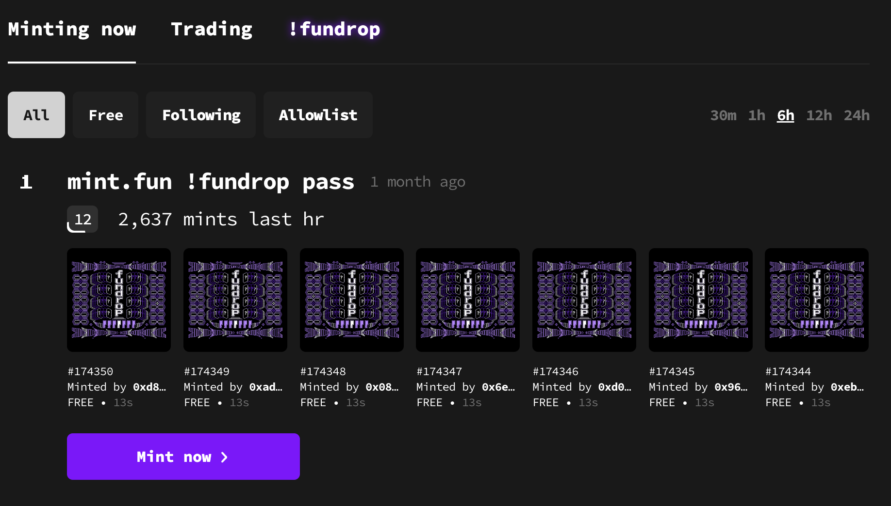 倒數6小時》OpenAI創辦人領投的mint.fun通行證NFT「免費鑄造」 | 動區動趨-最具影響力的區塊鏈新聞媒體