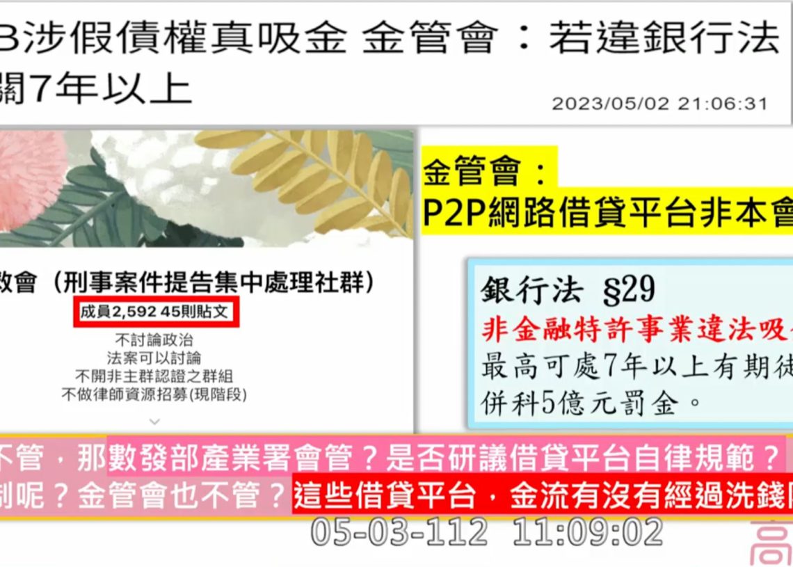 imB受害者求償無門「P2P借貸沒監管」！金管會、經濟部、數發部：不是主管機關 | 動區動趨-最具影響力的區塊鏈新聞媒體