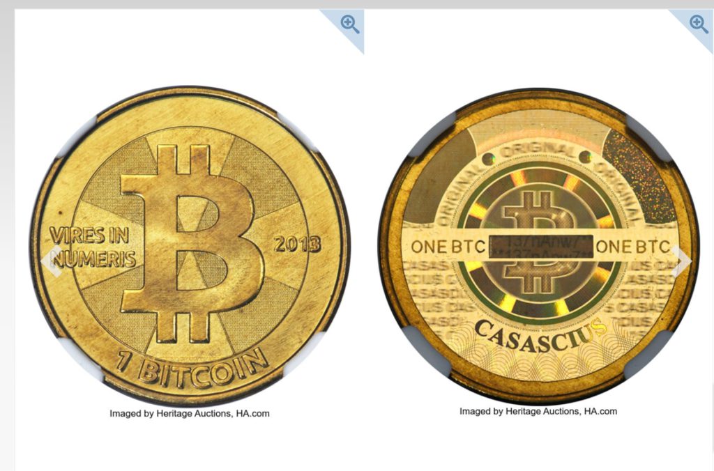 250枚「實體比特幣硬幣」拍出720萬美元！超OG BTC藏品Casascius史上首場拍賣 | 動區動趨-最具影響力的區塊鏈新聞媒體