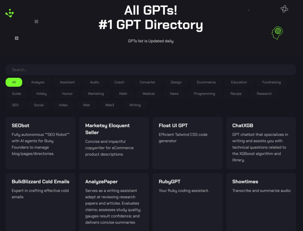 超100款「GPTs」全能工具整理：Web3、設計、文案、SEO..無所不包 | 動區動趨-最具影響力的區塊鏈新聞媒體