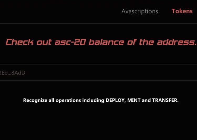 Avalanche銘文熱！ASCT上漲144%、盤點值得關注的ASC-20專案 | 動區動趨-最具影響力的區塊鏈新聞媒體