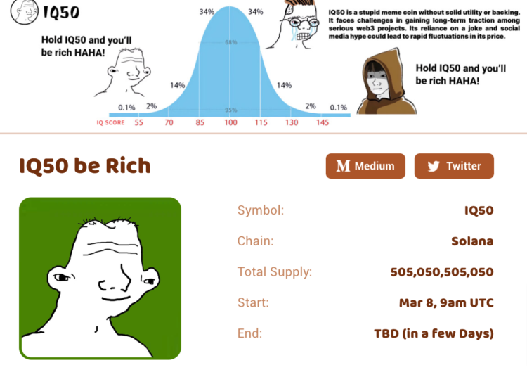 IQ50迷因幣免費空投教學！先簽署ETH錢包再登記SOL鏈，果然低智商 | 動區動趨-最具影響力的區塊鏈新聞媒體