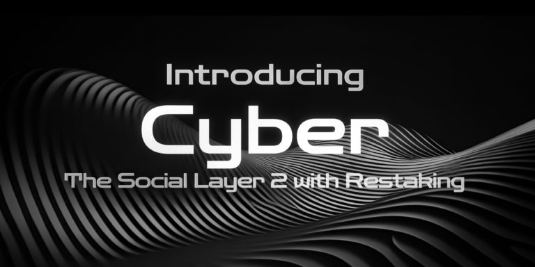 CyberConnect推出社交以太坊Layer2「Cyber」、$CYBER 質押現已上線 | 動區動趨-最具影響力的區塊鏈新聞媒體