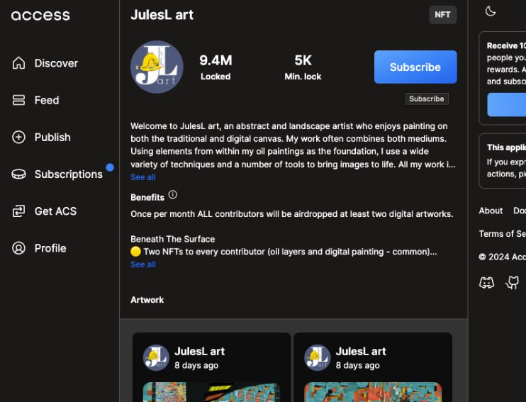 Web3內容貨幣化協議》Access Protocol v2 「可轉讓訂閱」功能正式上線 | 動區動趨-最具影響力的區塊鏈新聞媒體