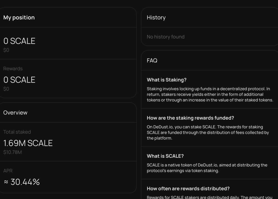 APR超80%》TON最大DEX「DeDust」如何兌換、加流動性、質押、跨鏈完整教學 | 動區動趨-最具影響力的區塊鏈新聞媒體