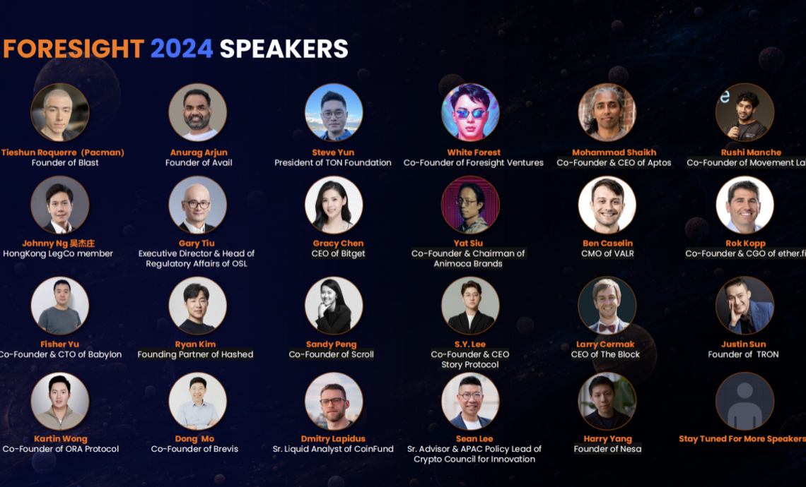 Foresight 2024 香港峰會：融中西 Web3 思想，創區塊鏈文化之盛事 | 動區動趨-最具影響力的區塊鏈新聞媒體