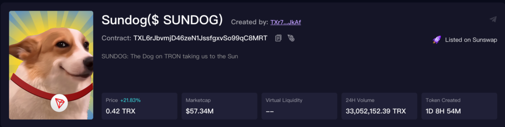 $SUNDOG暴漲萬倍！孫宇晨出大招助SunPump誕生多隻金狗，殺進迷因幣紅海 | 動區動趨-最具影響力的區塊鏈新聞媒體