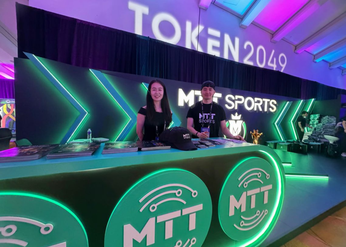 MTT Sports於TOKEN2049新加坡突破性首秀，電競錦標賽每週送1顆比特幣 | 動區動趨-最具影響力的區塊鏈新聞媒體