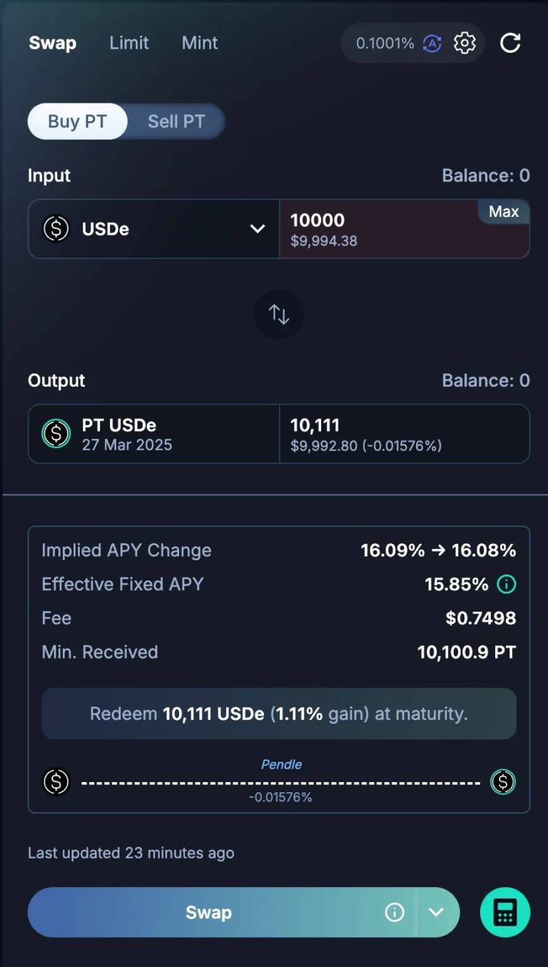 不交易實現被動收入：手把手教你操作Pendle | 動區動趨-最具影響力的區塊鏈新聞媒體