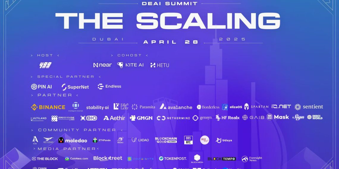 DeAI 擴展峰會「The Scaling DeAI Summit」4/28 於 TOKEN2049 杜拜舉行 | 動區動趨-最具影響力的區塊鏈新聞媒體