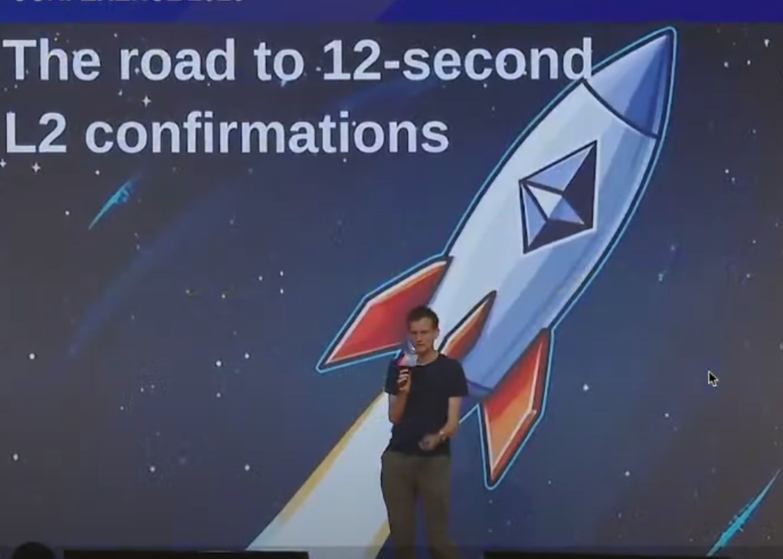 V神登台演講「以太坊起飛」：12 秒完成 L1 – L2 通訊，OP、ZK、TEE 驗證方式三選二 | 動區動趨-最具影響力的區塊鏈新聞媒體