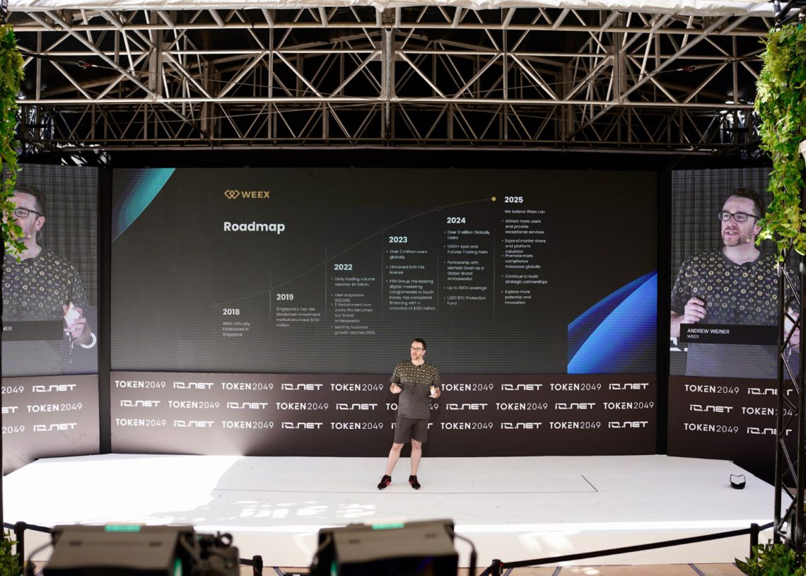 WEEX 亮相 TOKEN2049，杜拜據點加速全球策略再升級 | 動區動趨-最具影響力的區塊鏈新聞媒體